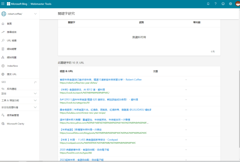 Bing Webmaster Tools安裝教學，還有內建SEO檢查功能唷! - Robert Coffee